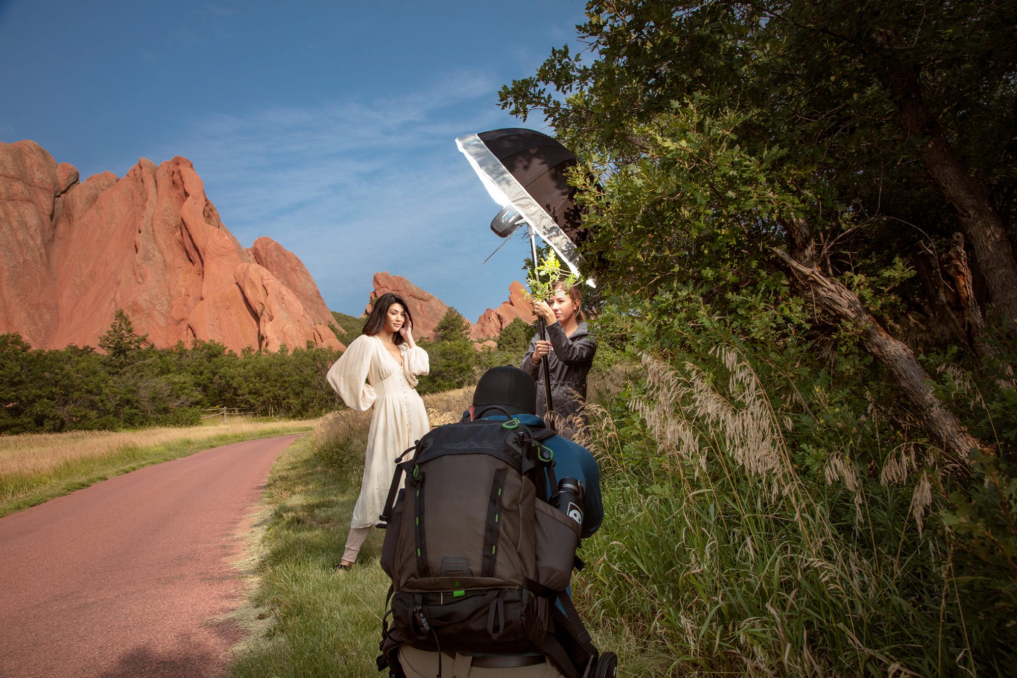 Westcott University — Lighting Model Portfolio Portraits Outdoors with ...